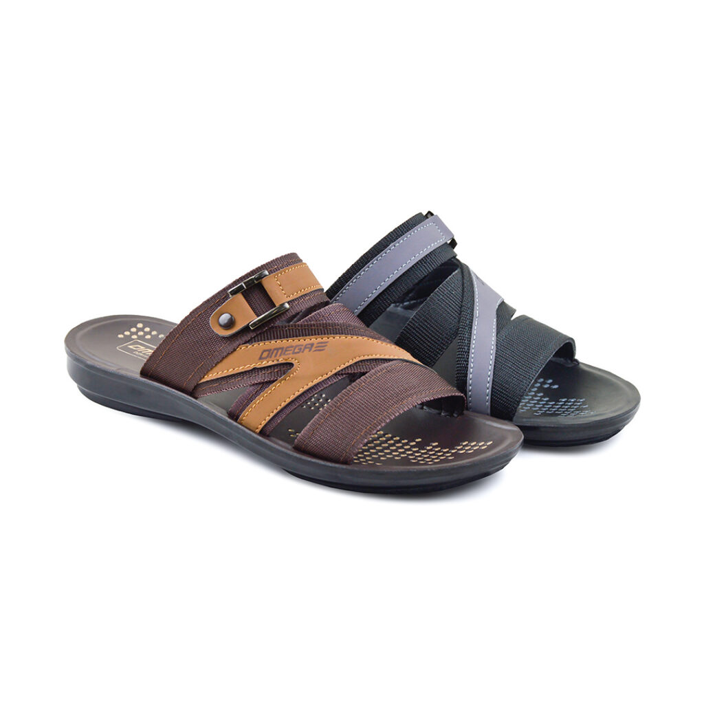 PU Men Slippers (PU-449) – Omega Shoes
