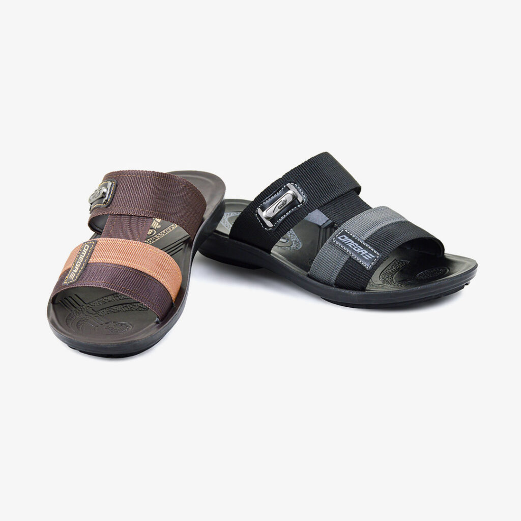 PU Men Slippers (PU-450) – Omega Shoes